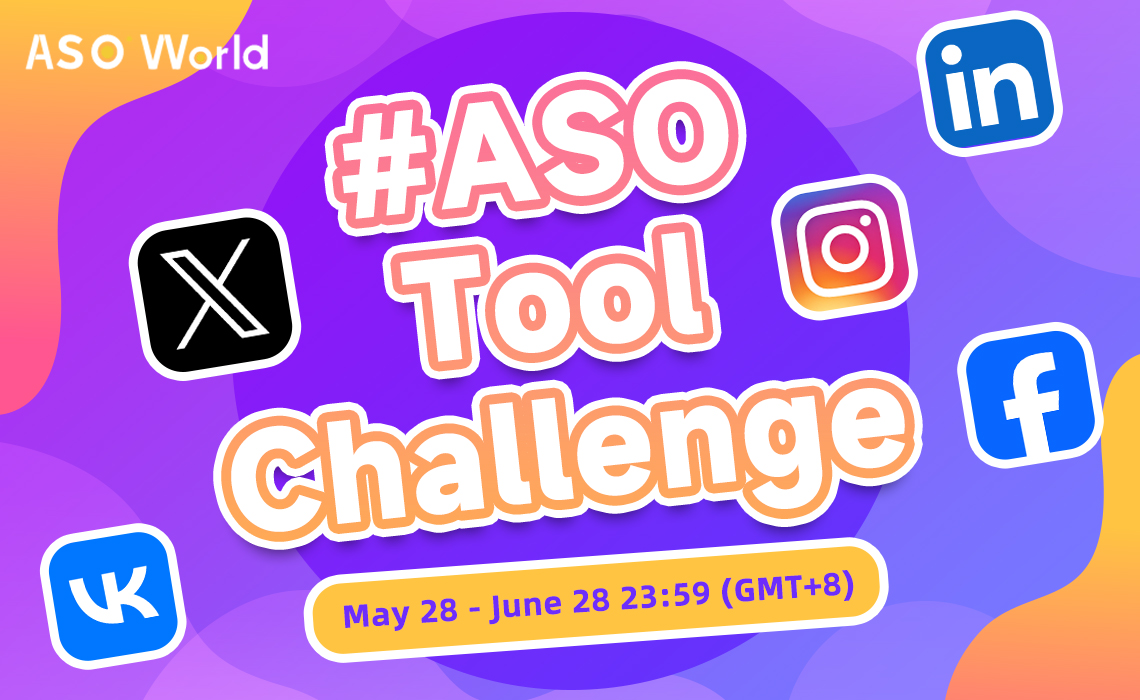 Join Aso World App Promotion Event “aso Tool Challenge” Get Our Aso Tools For Monitoring App 9964